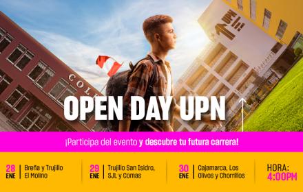 OPEN DAY - Enero | Universidad Privada del Norte