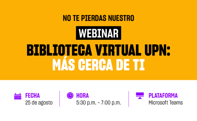 Evento: Biblioteca Virtual UPN | UPN